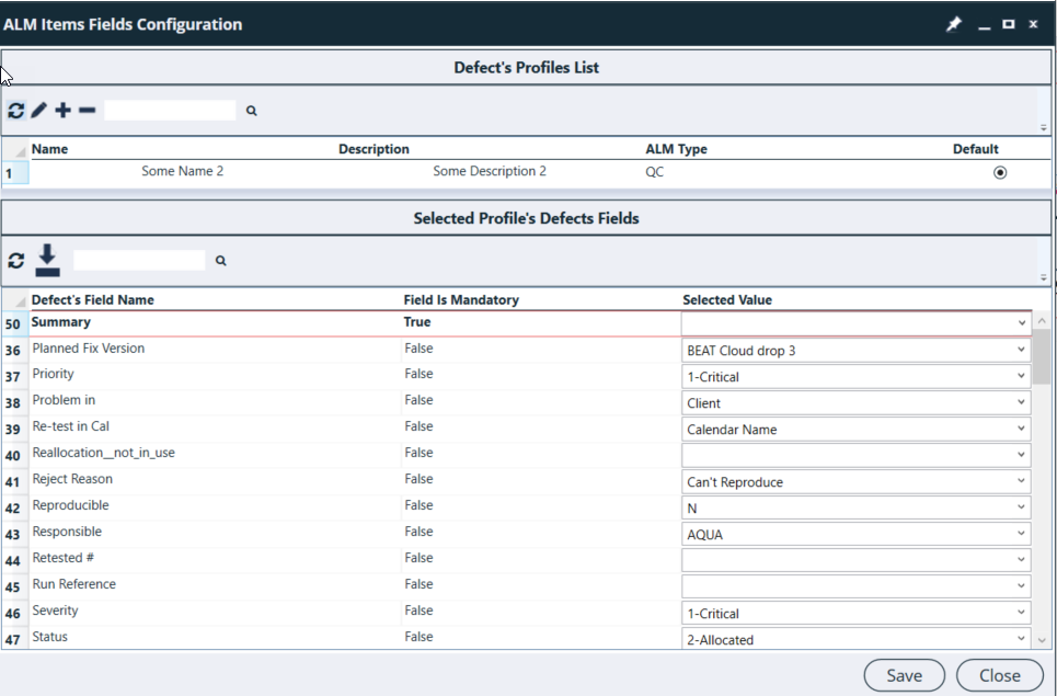 Ginger Octane ALM Integration
